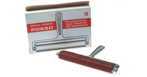 Buy screen printing roller print squeezer new 18 posso new | vintage ...