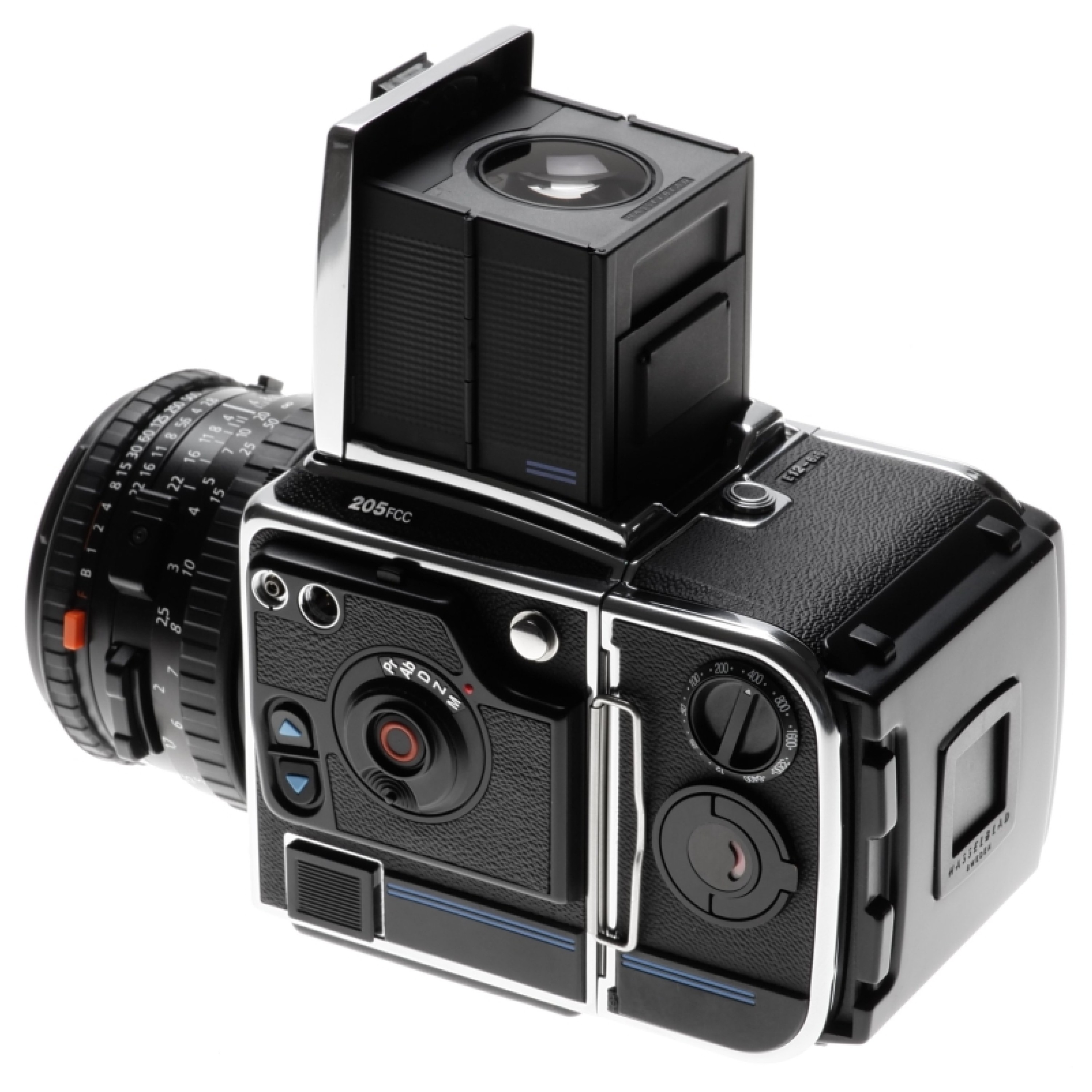 Buy hasselblad 205fcc camera planar 1:2.8/80mm lens 2x e12 6x6 backs ...