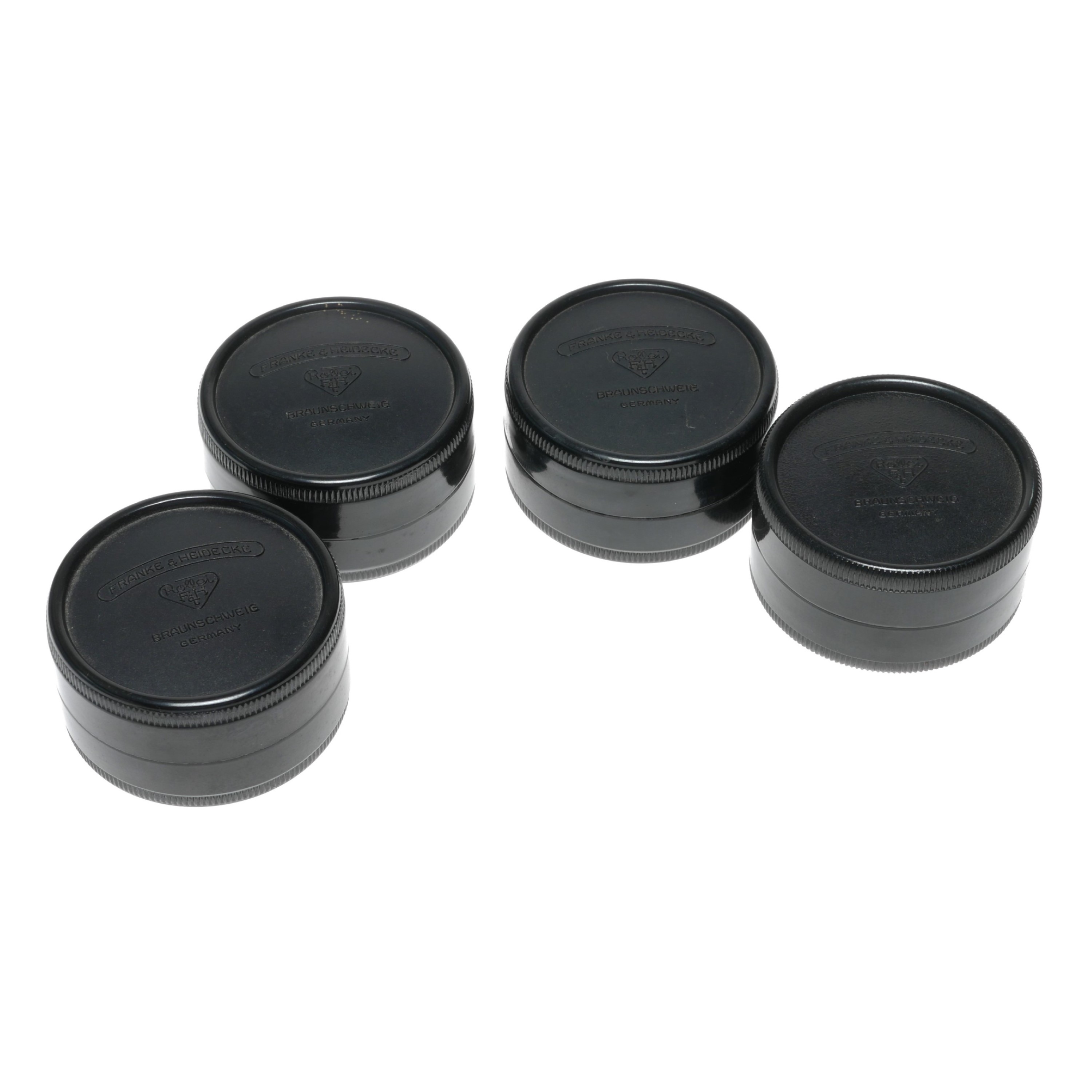 Buy rolleiflex tlr vintage film camera set of 4 bakelite containers ...