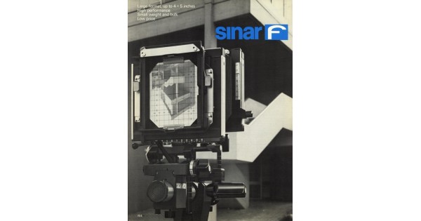 Buy sinar f camera information brochure data | vintage film cameras ...