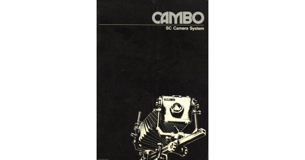 Buy cambo camera systems information sheet brochure | vintage film ...