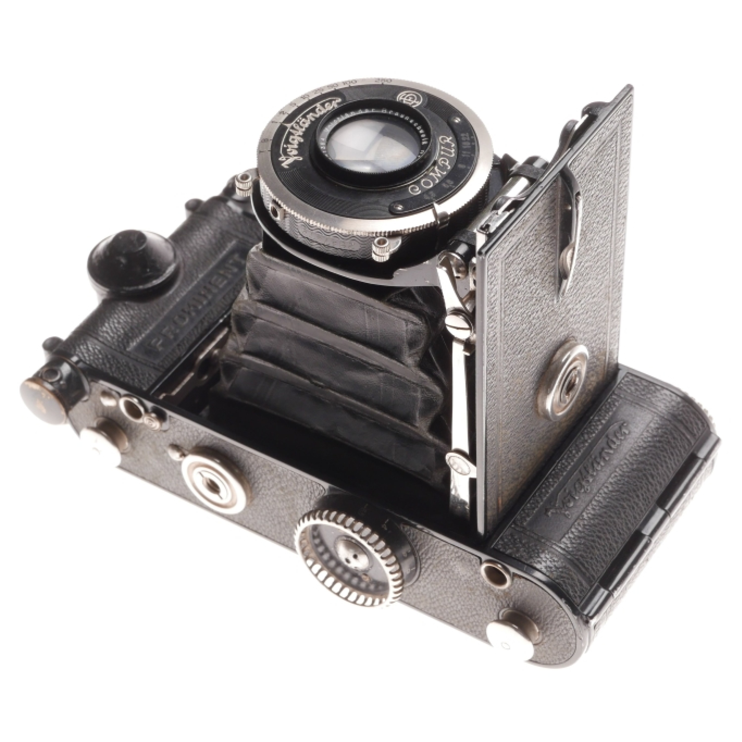 Buy voigtlander prominent 6x9 rare rangefinder camera heliar 4.5/10.5cm ...