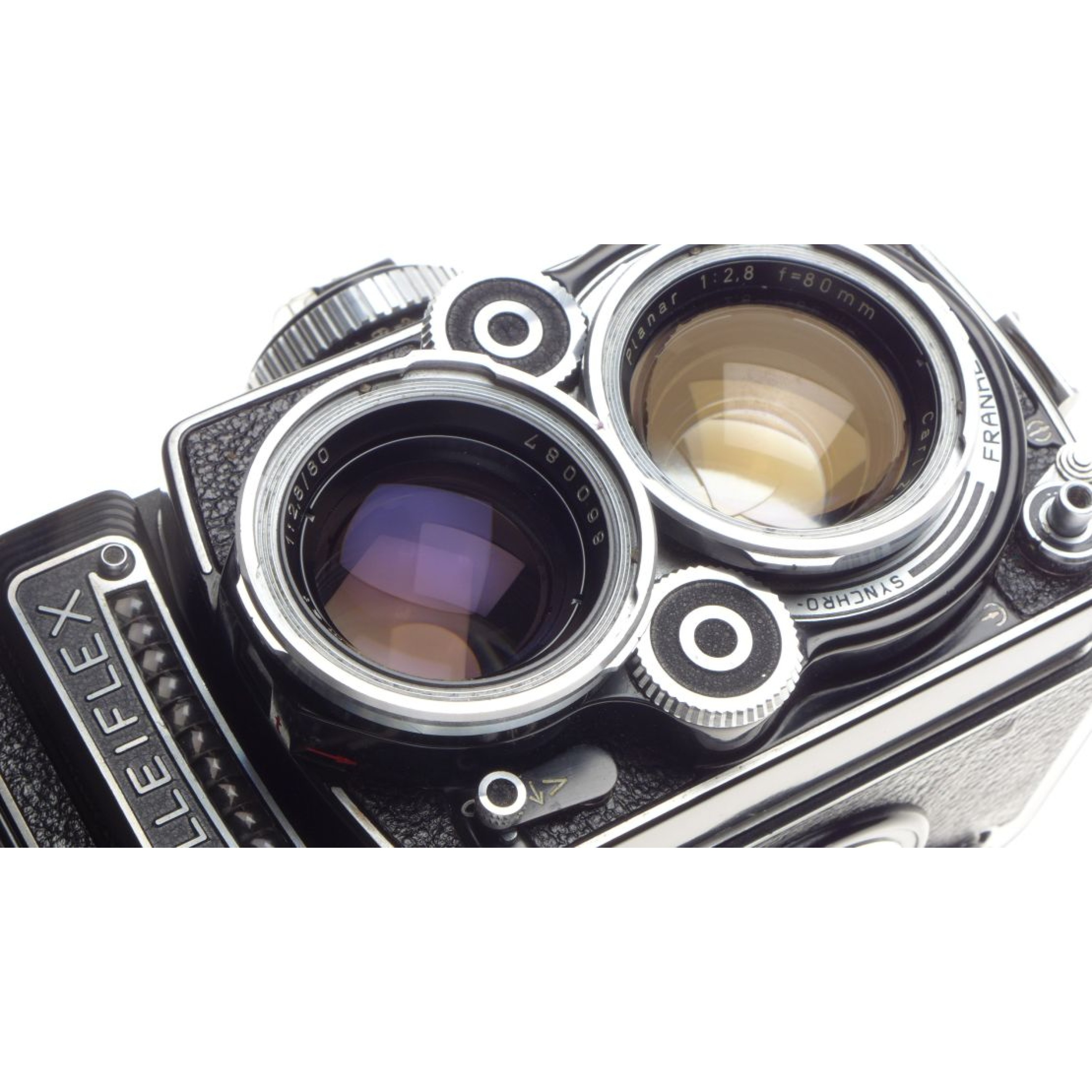 Buy rolleiflex 2.8f tlr camera zeiss planar 2.8/80mm lens prism plate ...