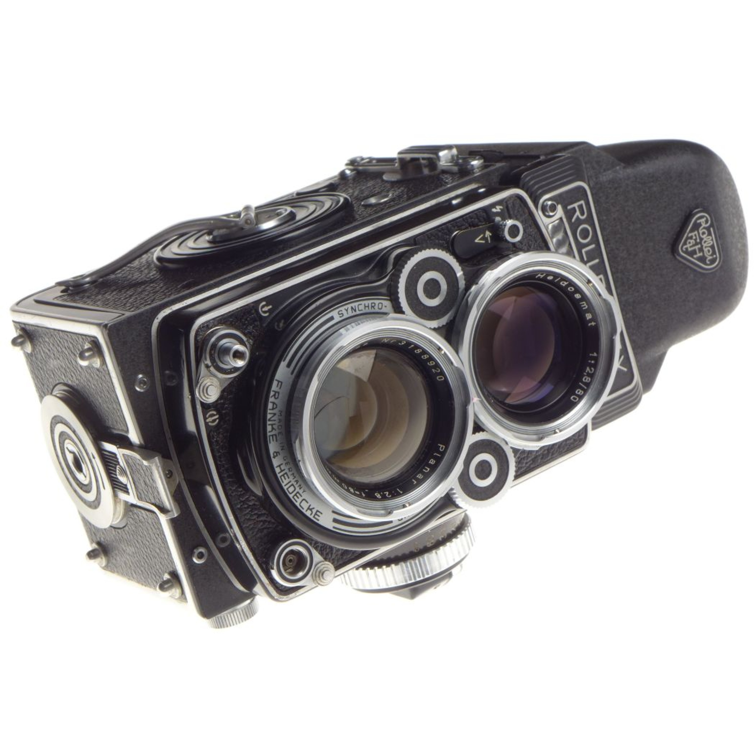 Buy rolleiflex 2.8f tlr camera zeiss planar 2.8/80mm lens prism plate ...