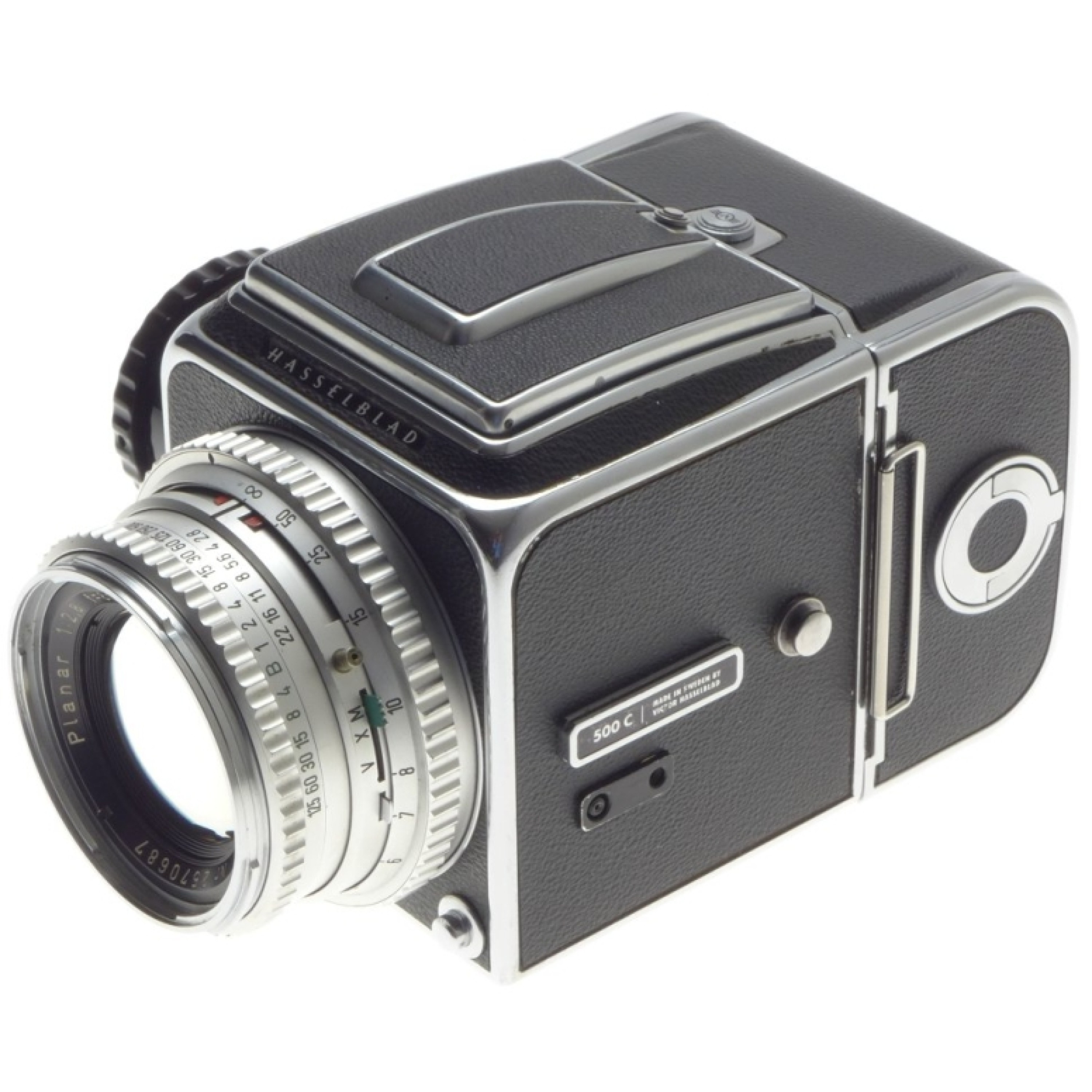 Buy medium format film camera chrome zeiss planar 2.8 f=80mm hasselblad ...