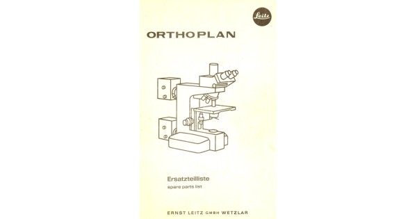 Buy leitz microscope orthoplan spare parts list leica | vintage film ...