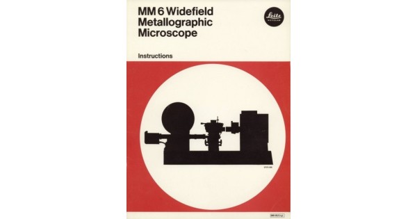 Buy leitz mm6 widefield metallographic microscope manual | vintage film ...