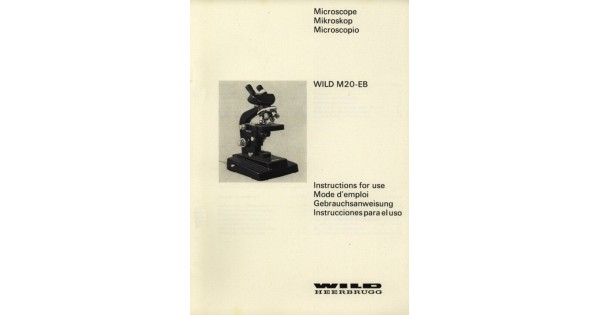 Buy wild m20-eb microscope instruction manual | vintage film cameras ...
